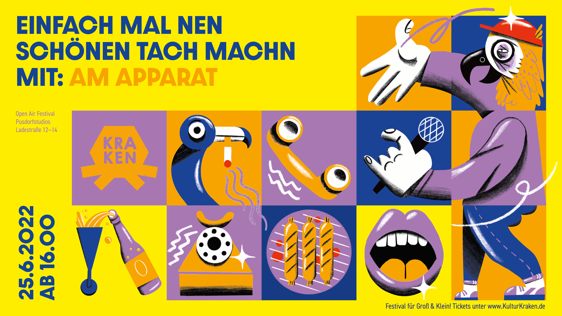 Einfach mal nen schönen Tach machn mit Am Apparat - KulturKraken e.V ...